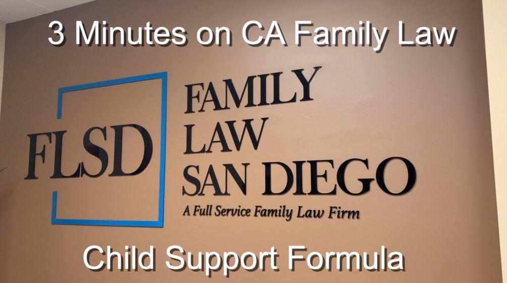 Video: Child Support Formula | Family Law San Diego